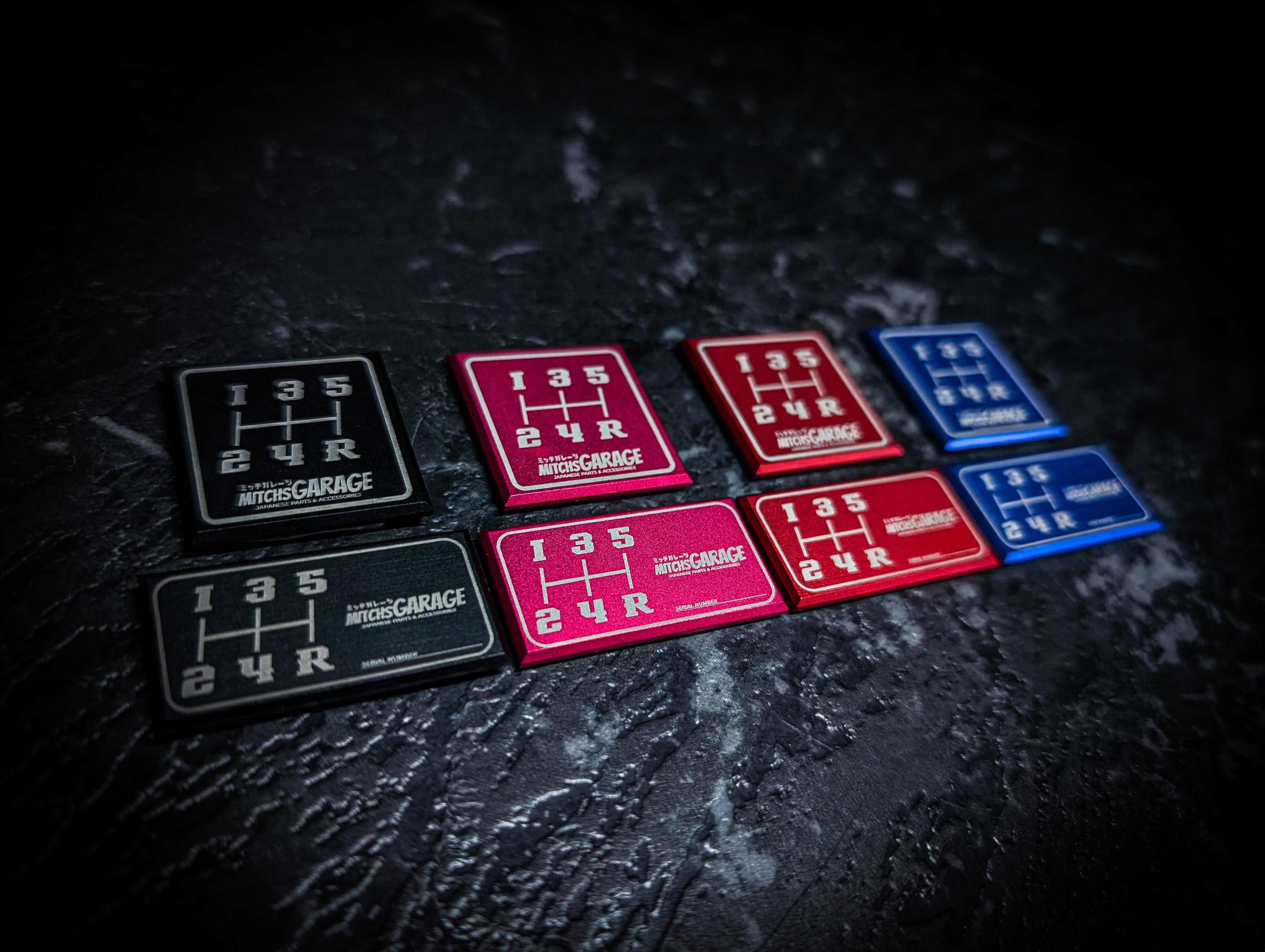 Billet Manual H Pattern Gear Plaques – Mitch's Garage