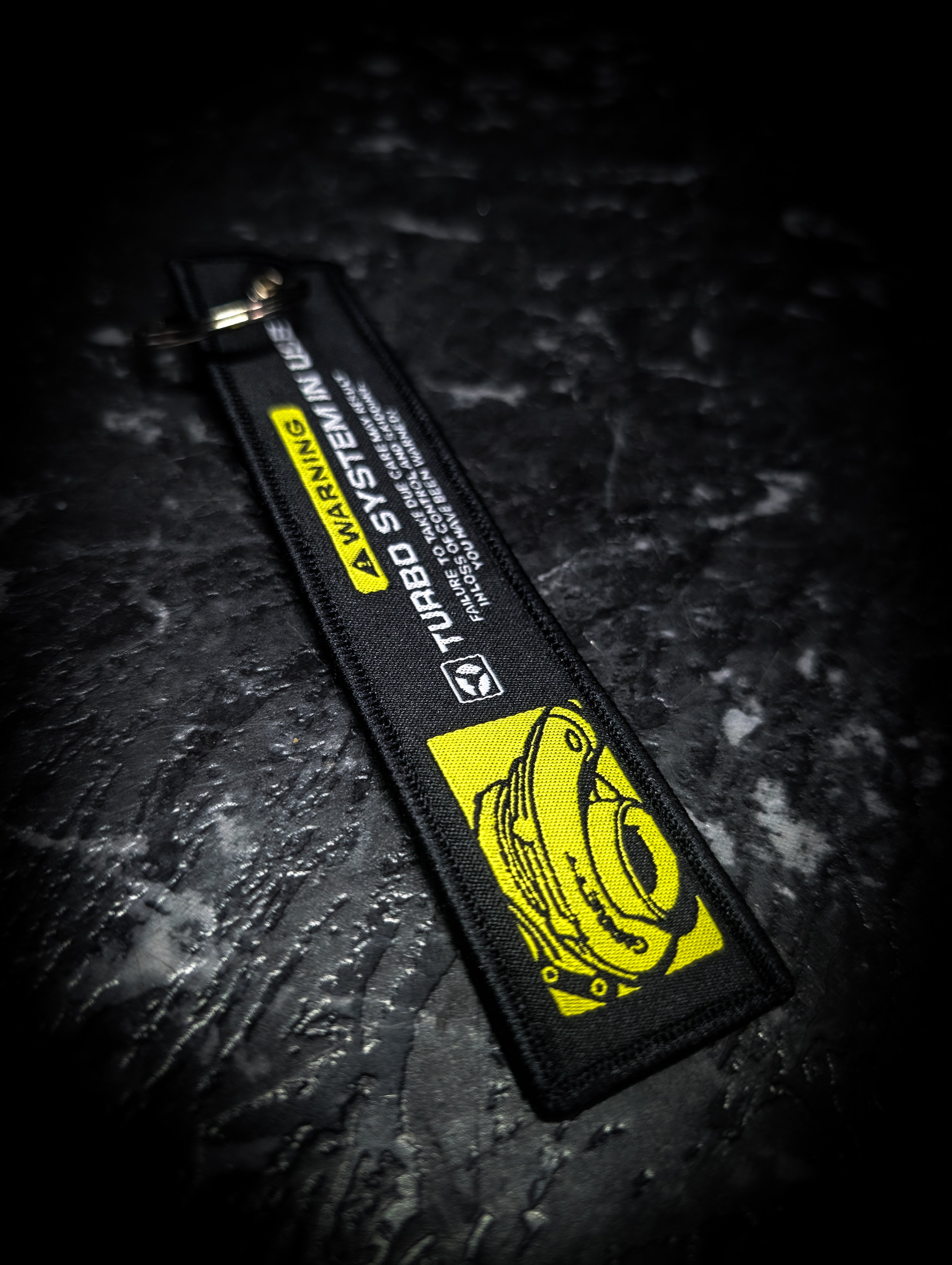 GARRETT Warning Turbo Systems Key Tag – Mitch's Garage